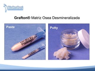 BioProPeru: Productos Osteobiologicos | PPT