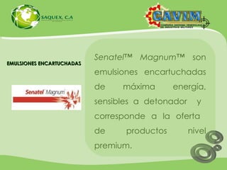 Productos Saquex/Cavim | PPT