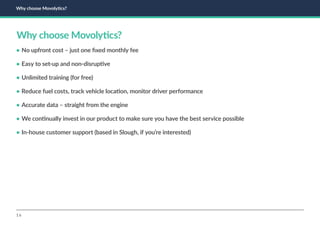 Movolytics’ Fleet Management System Presentation | PPT