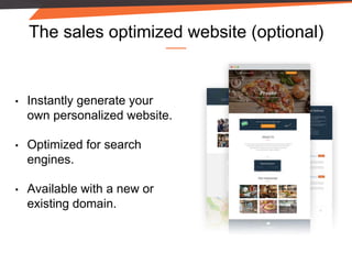 Restaurant Ordering Website with Mobile App | PPT
