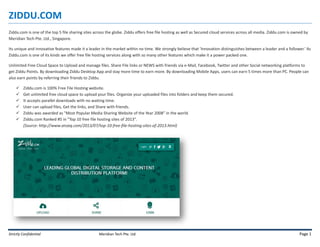 Ziddu - Global e-Distribution Platform | PDF