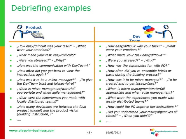 Product Owner Challenge game | PPT