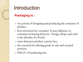 Product packaging | PDF | Business | Business and Finance
