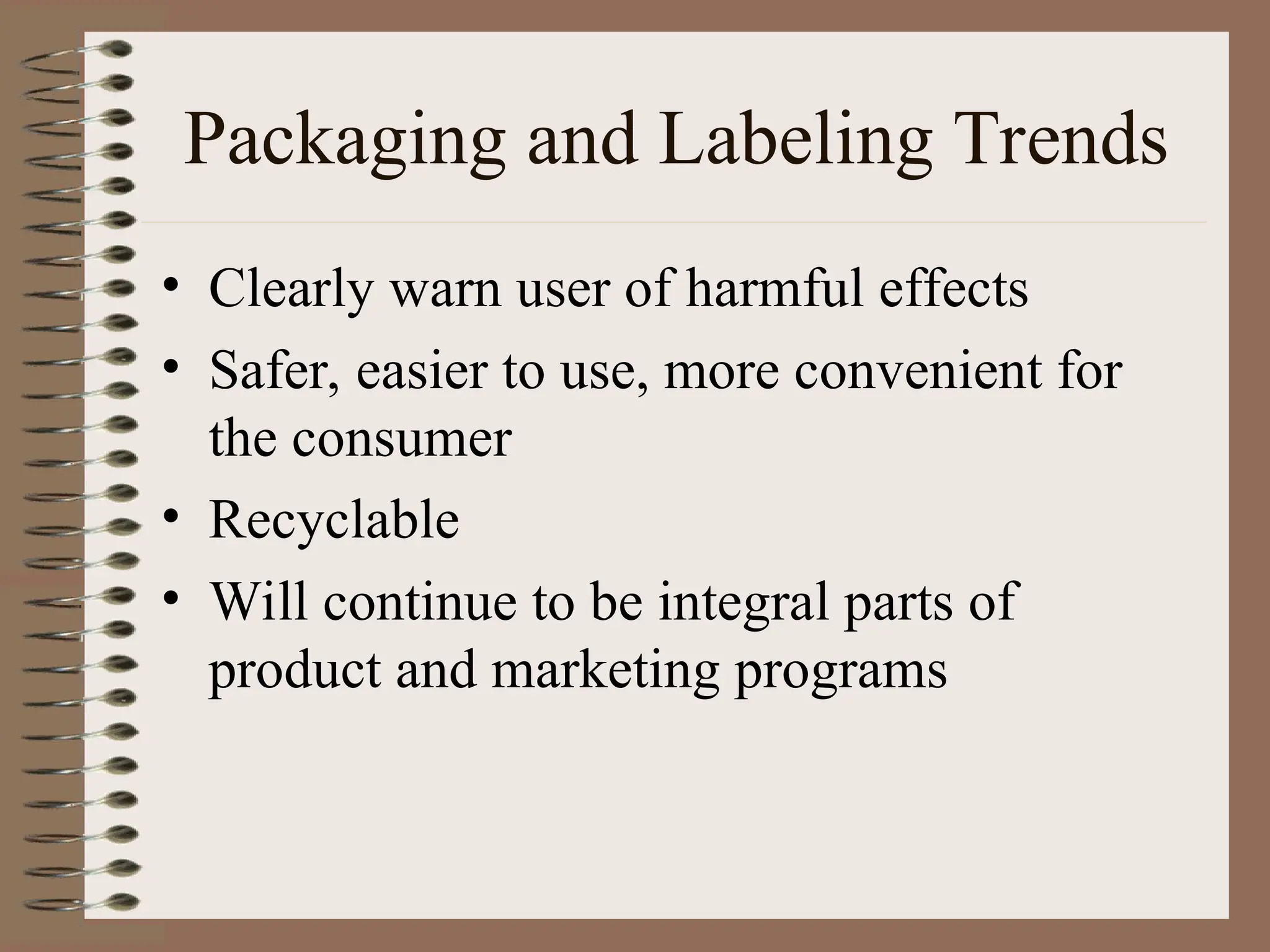 Product Packaging and Labeling detail explanation about the packaging ...