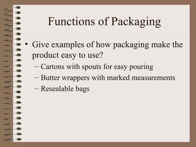 Product Packaging and Labeling detail explanation about the packaging ...