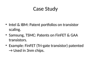 Product Patent on transistor that can help college students | PPTX