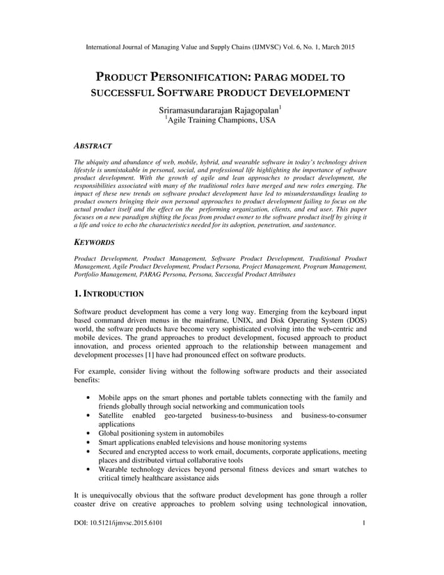 Product personification parag model to | PDF | Computing | Technology ...