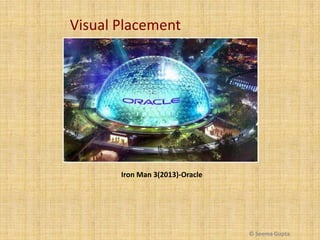 Product Placement An Introduction | PPTX