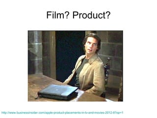 Product placements in Movies | PPT