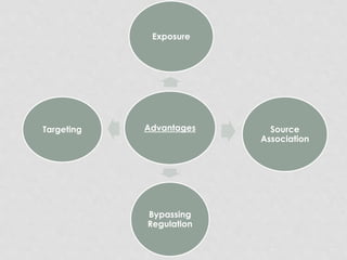 Product placements [In-Film Branding] and advertising in movies | PPTX