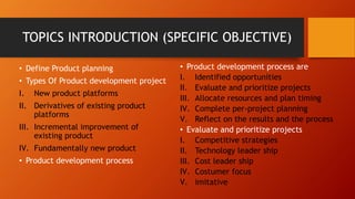 Product planning | PPT