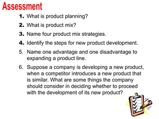 product planning,mix and development PPT.ppt