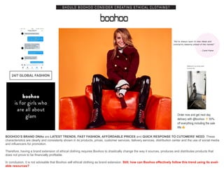 Product portfolio boohoo- huong k le | PDF