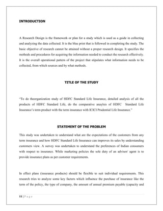 Product portfolio hdfc | DOCX