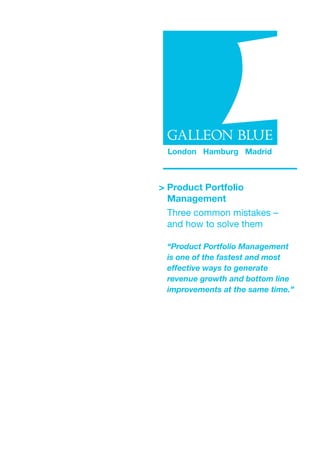 Product Portfolio Management | PDF