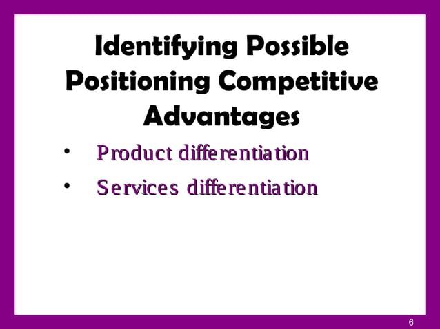 Product positioning | PPT