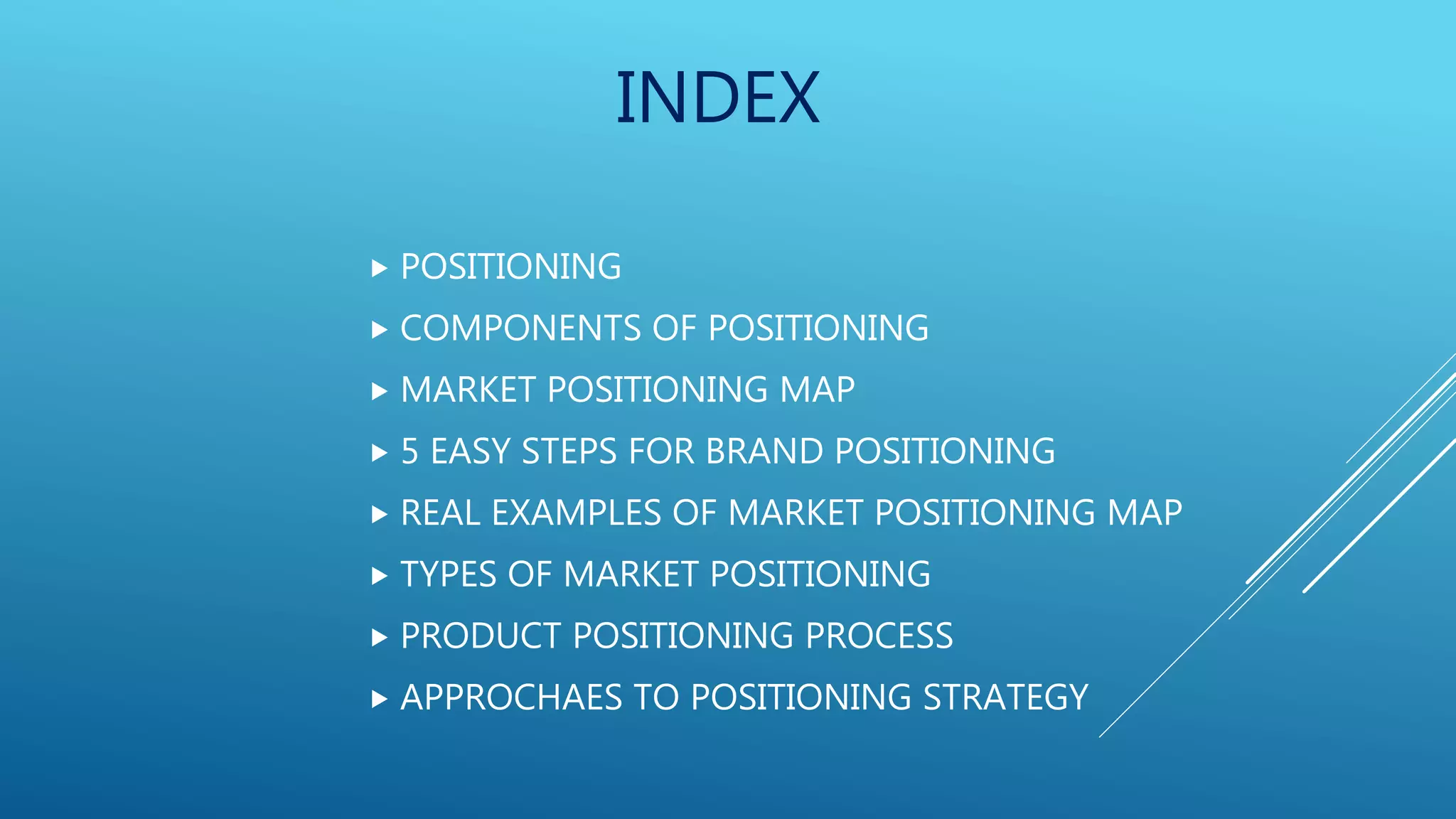 Product positioning ppt | PPTX