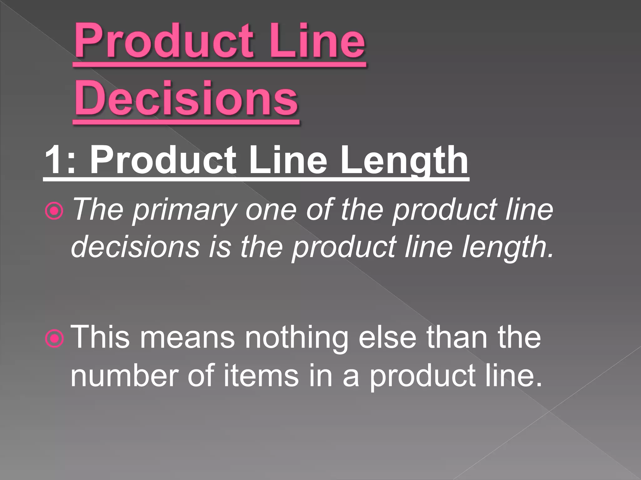 ppt on Product positioning, product line, product line decisions | PPTX