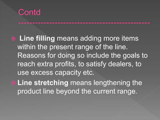 ppt on Product positioning, product line, product line decisions | PPTX