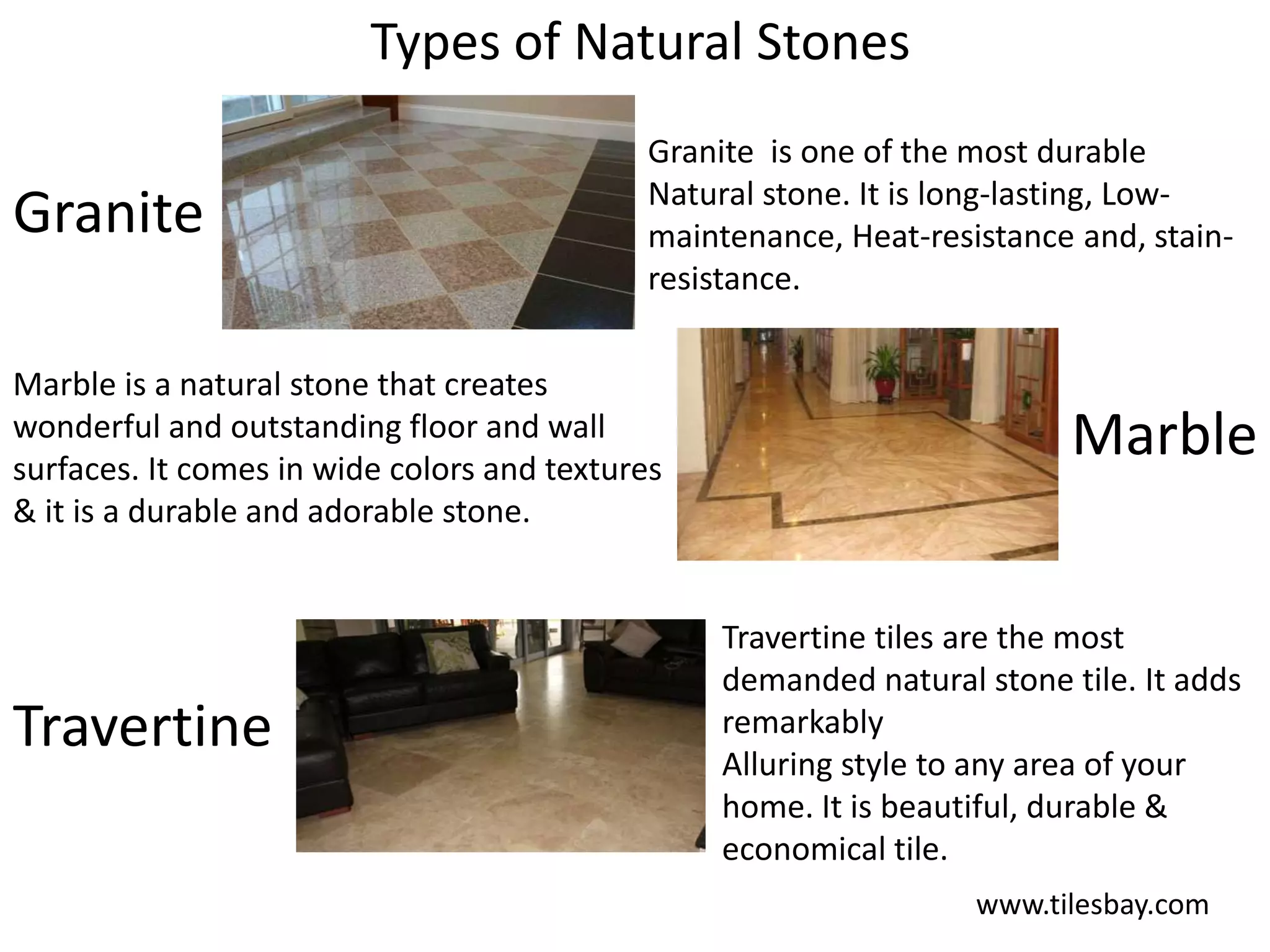 Natural Stones | PPTX