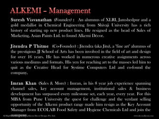 Alkemi Decor - Product Presentation | PPT