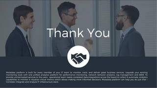 Product Presentation - Motadata Unified Platform for IT Monitoring ...