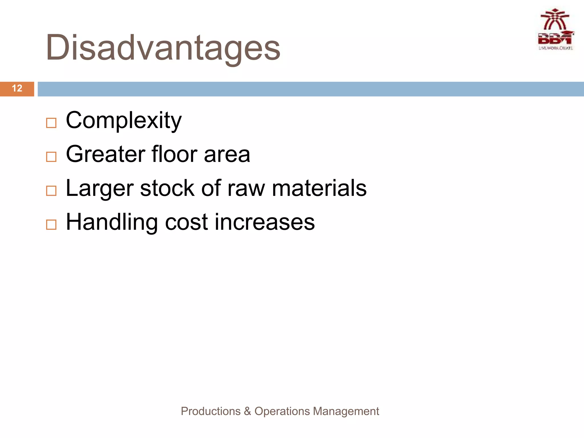 Product & Process Layouts | PPTX