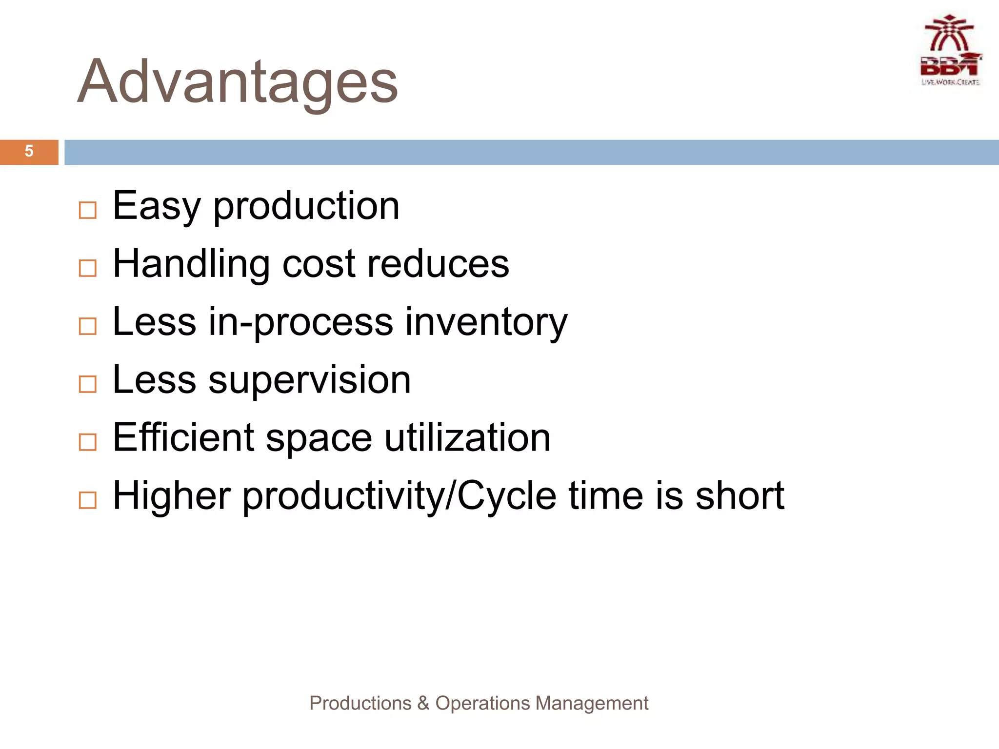 Product & Process Layouts | PPTX