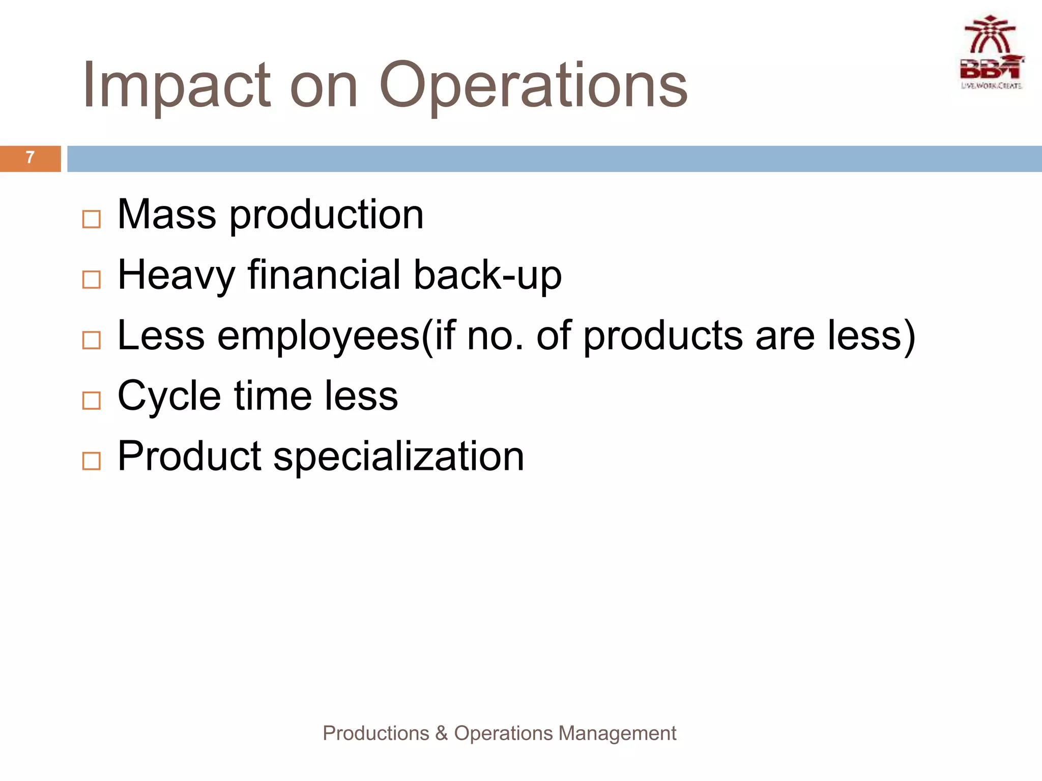 Product & Process Layouts | PPTX
