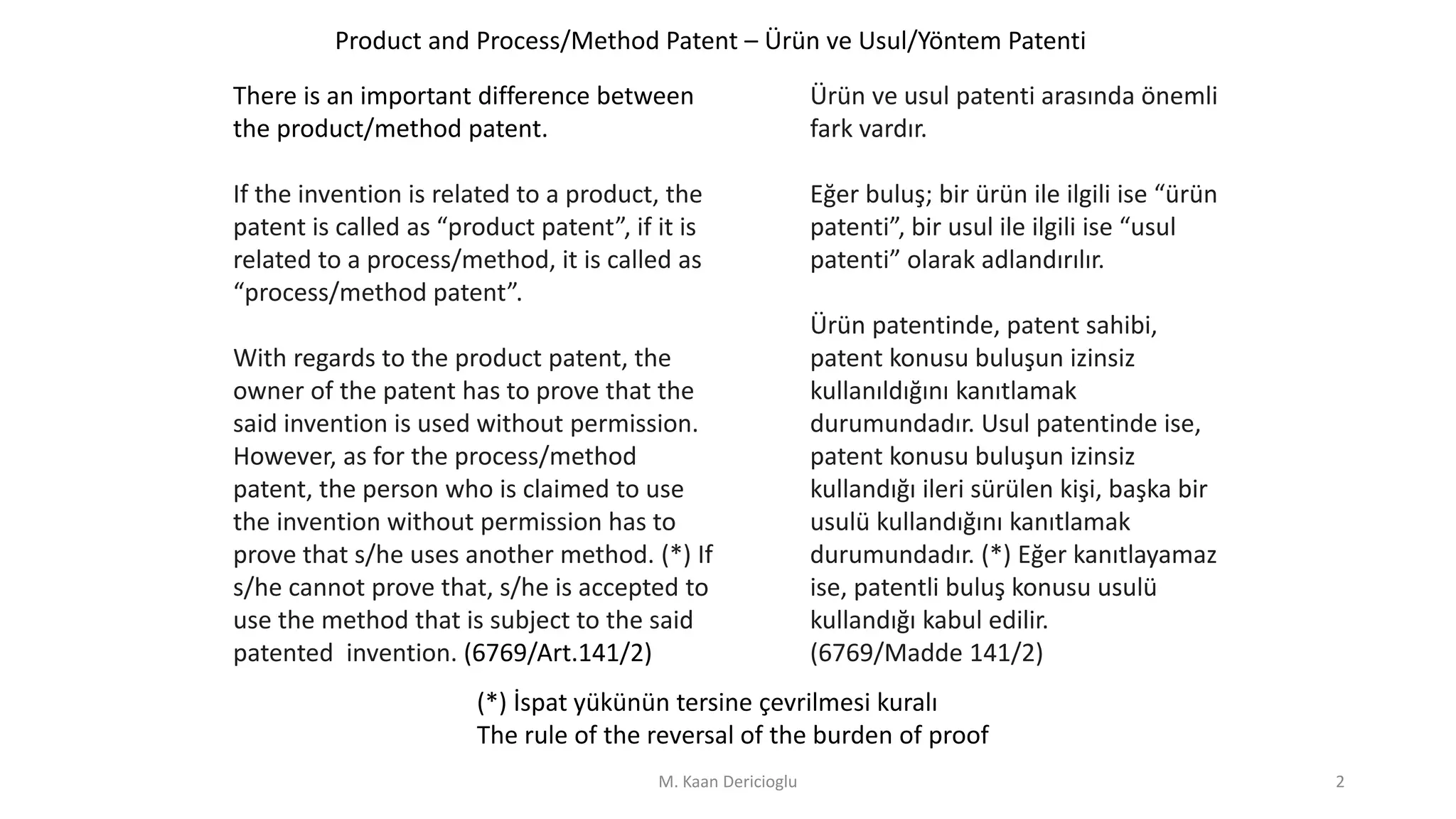 Product Process Patents | PPTX