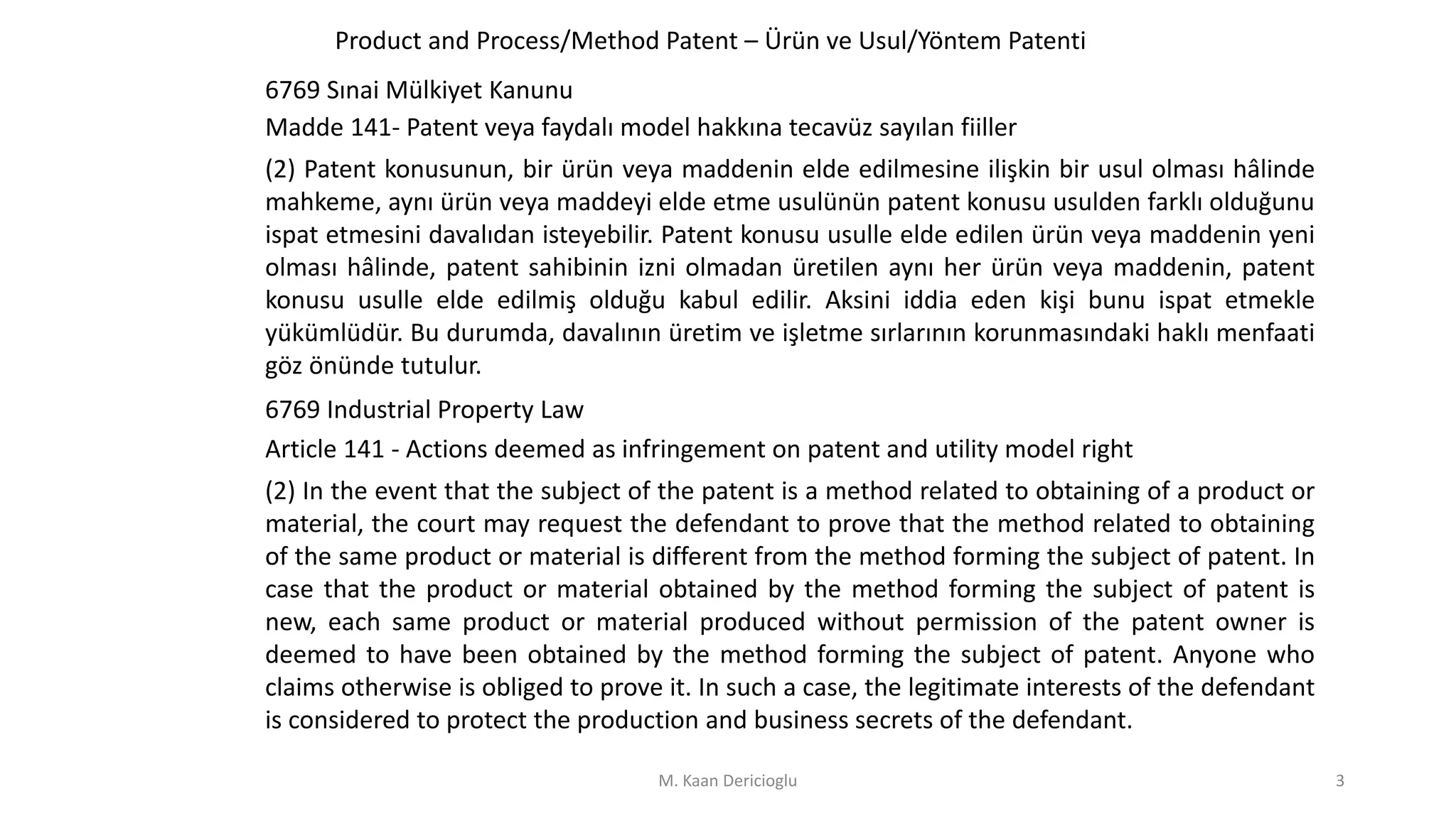 Product Process Patents | PPTX