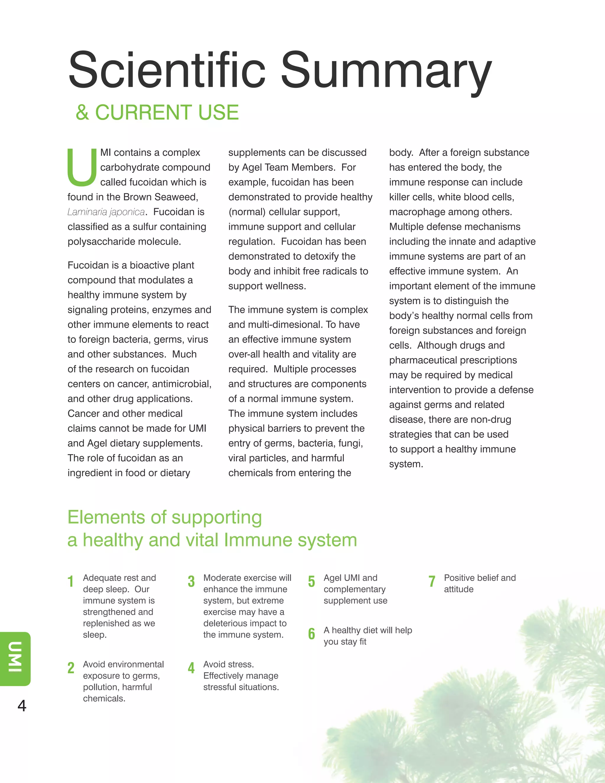 UMI-Agel Productprofile | PDF