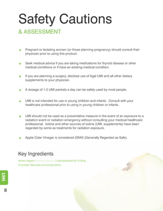 UMI-Agel Productprofile | PDF