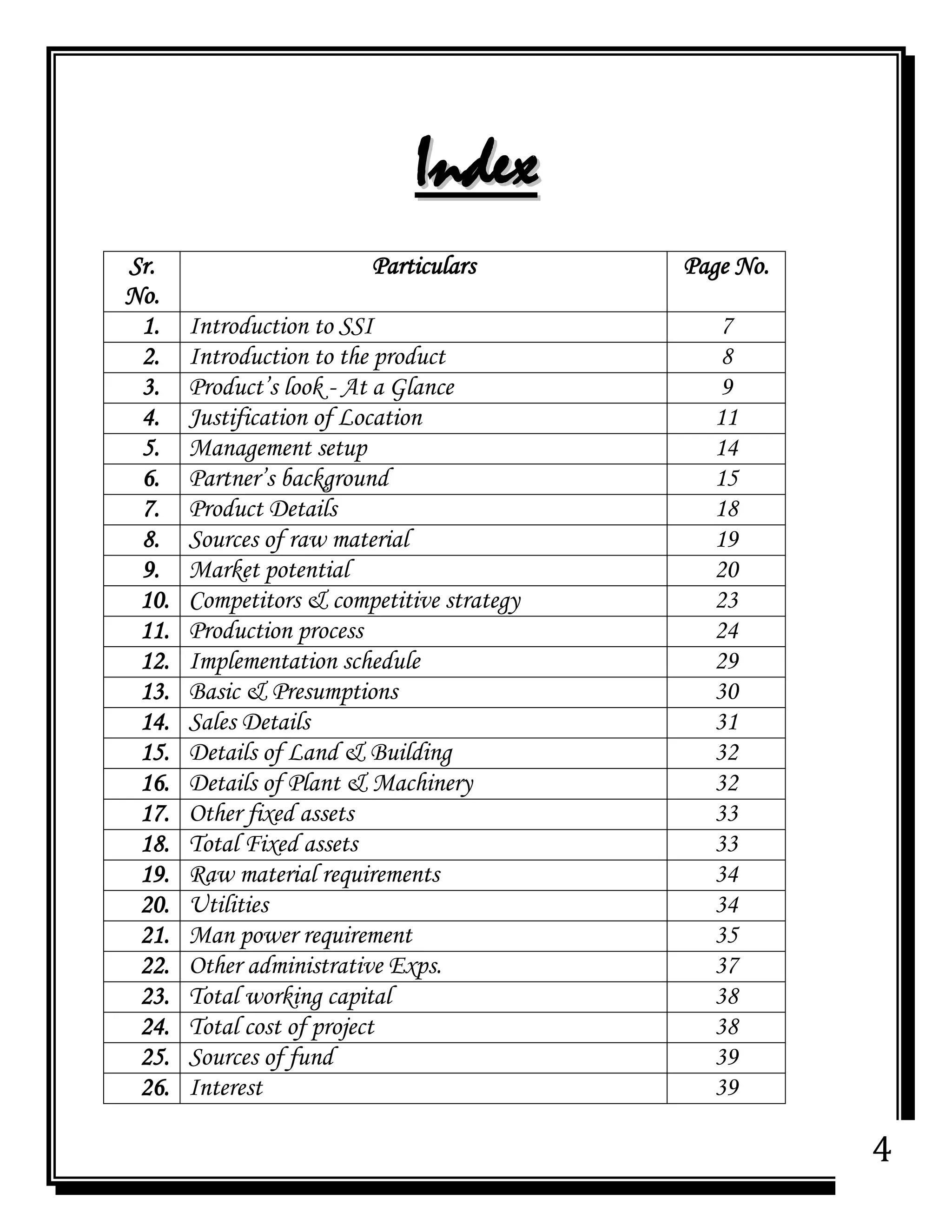 Product project report | DOCX