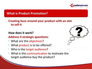 Product Promotion Strategy | PPT