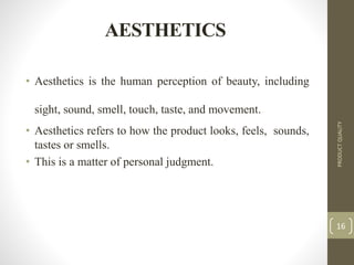 Product Quality | PPTX