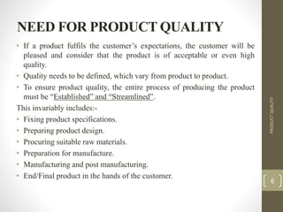 Product Quality | PPTX