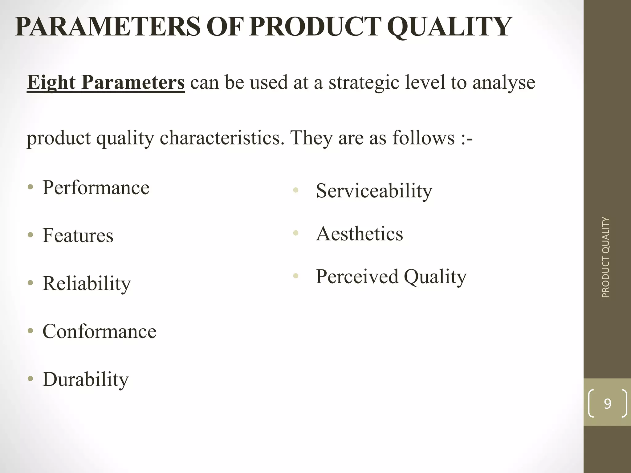 Product Quality | PPTX
