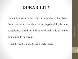 Product Quality | PPTX