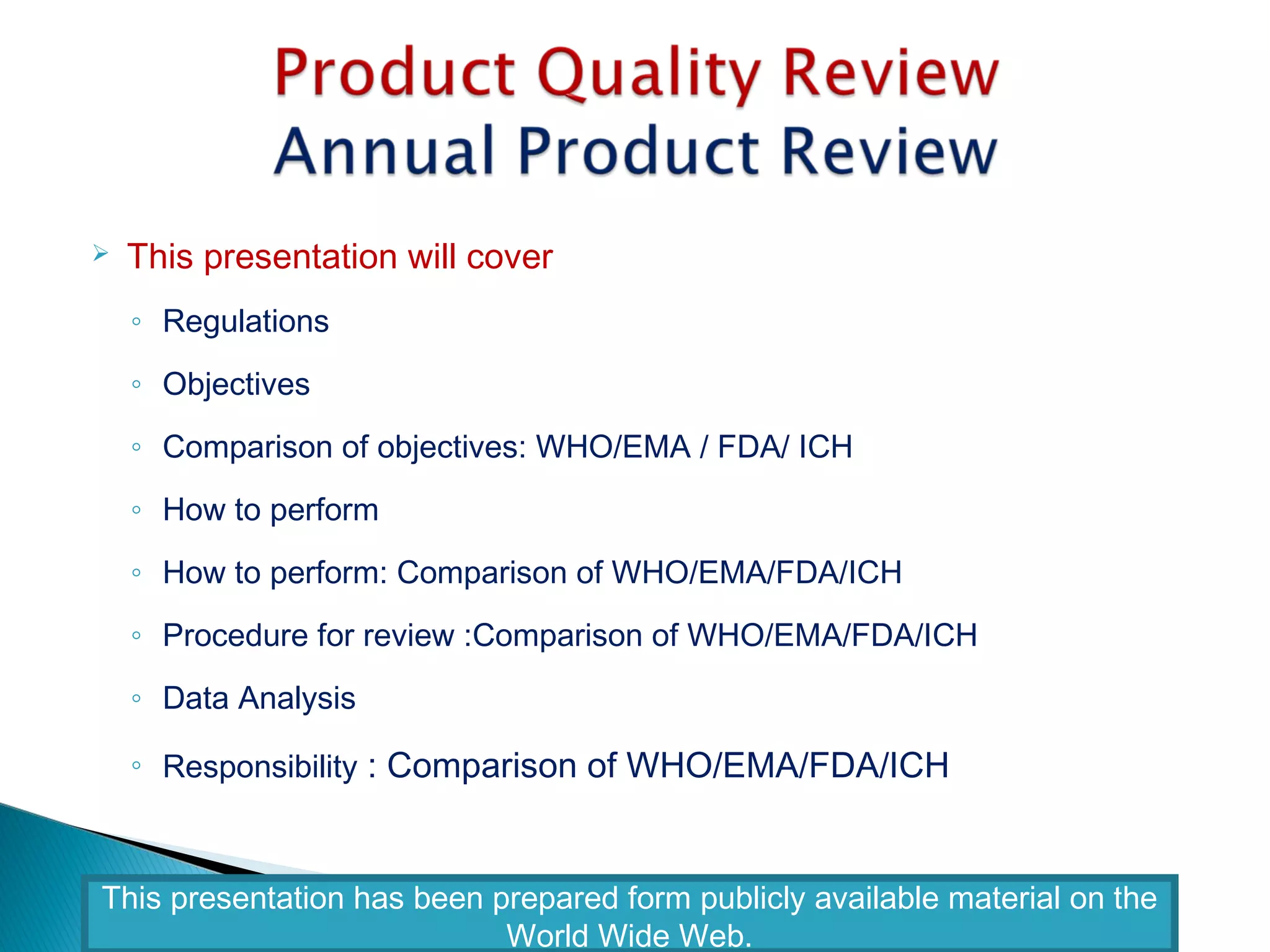 Product quality review | PPT