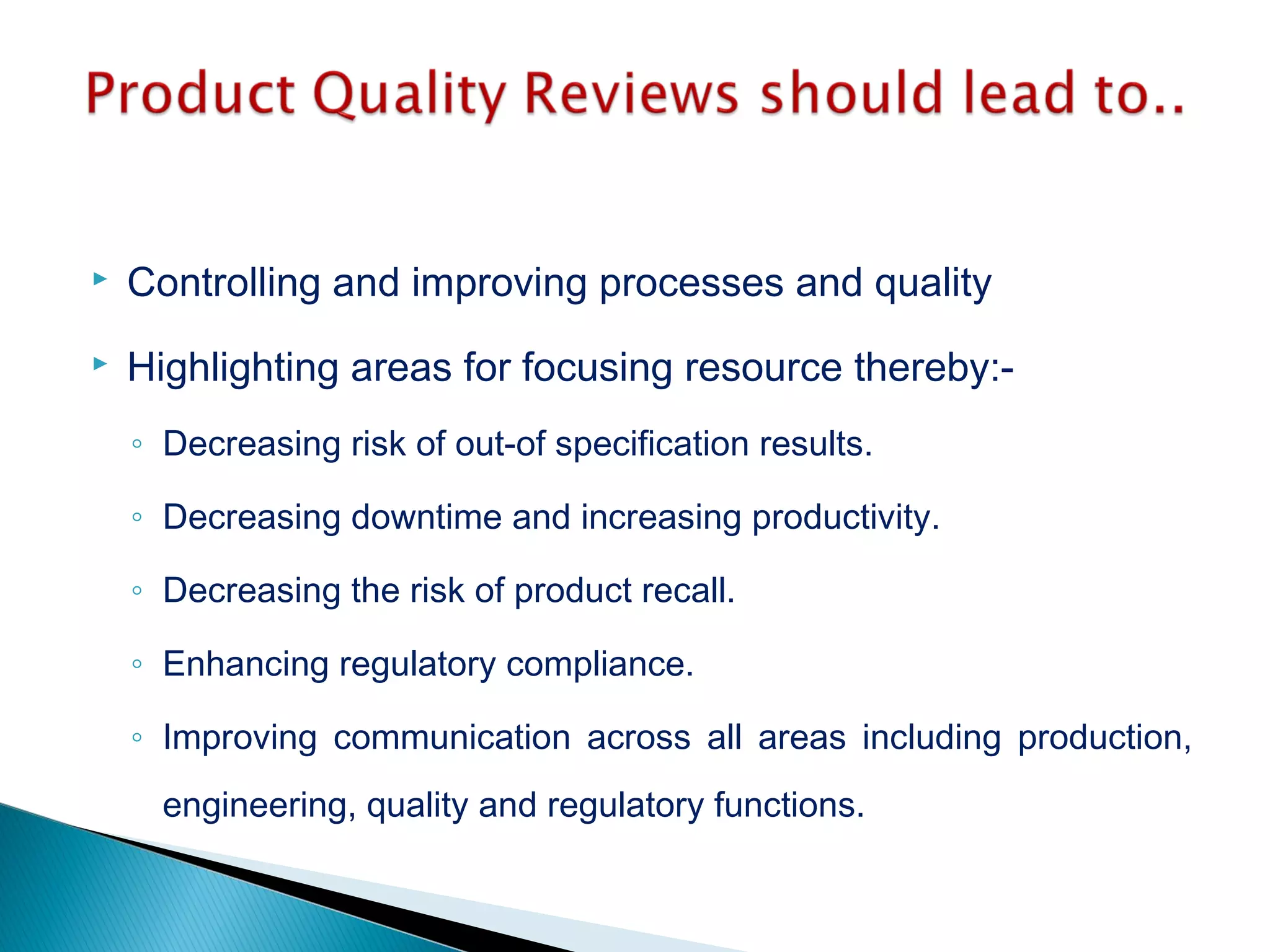 Product quality review | PPT