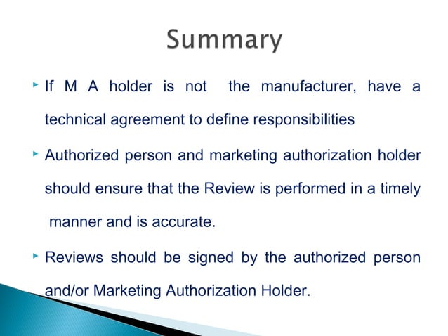 Product quality review | PPT