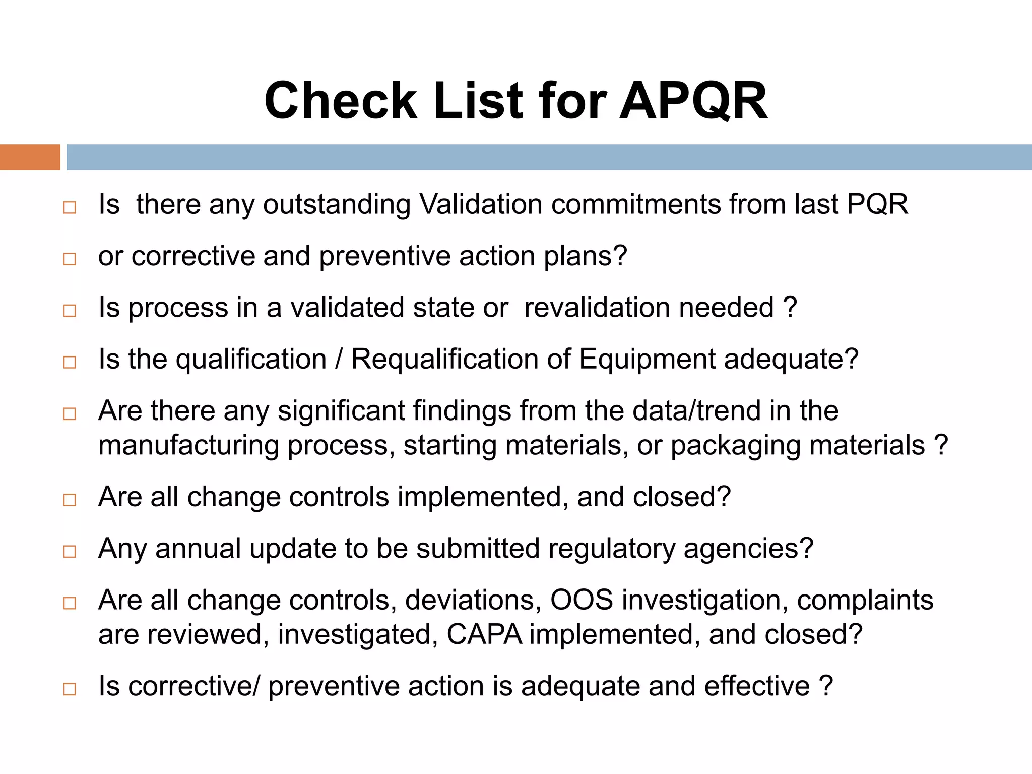Product Quality Review_APQR_Dr. A. Amsavel | PDF