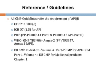 Product Quality Review_APQR_Dr. A. Amsavel | PDF