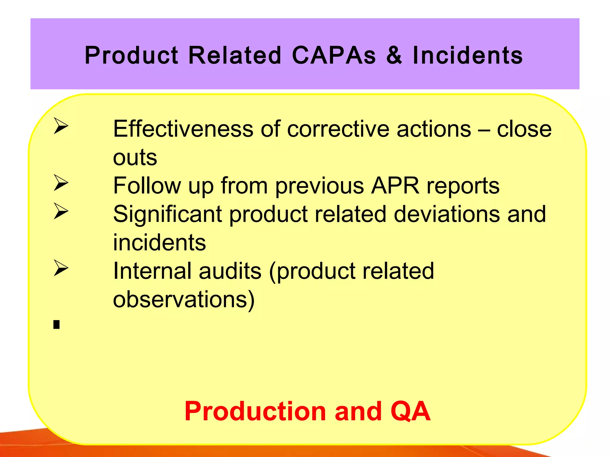 Product Quality Review (PQR) | PPT