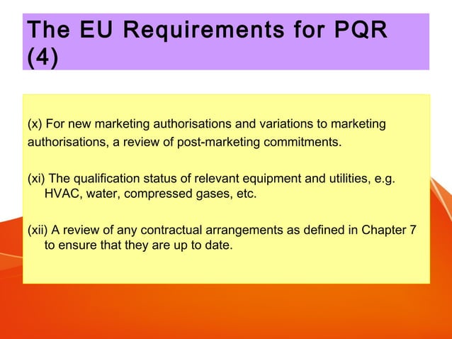 Product Quality Review (PQR) | PPT | Recalls | Consumer Issues