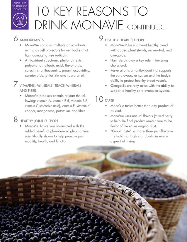 Mona Vie Quick Reference Guide | PDF