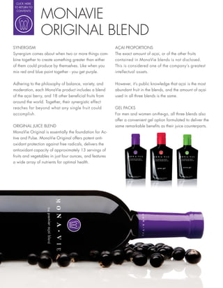 Monavie Is Good For You
