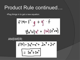 Product and Quotient Rule Show | PPT