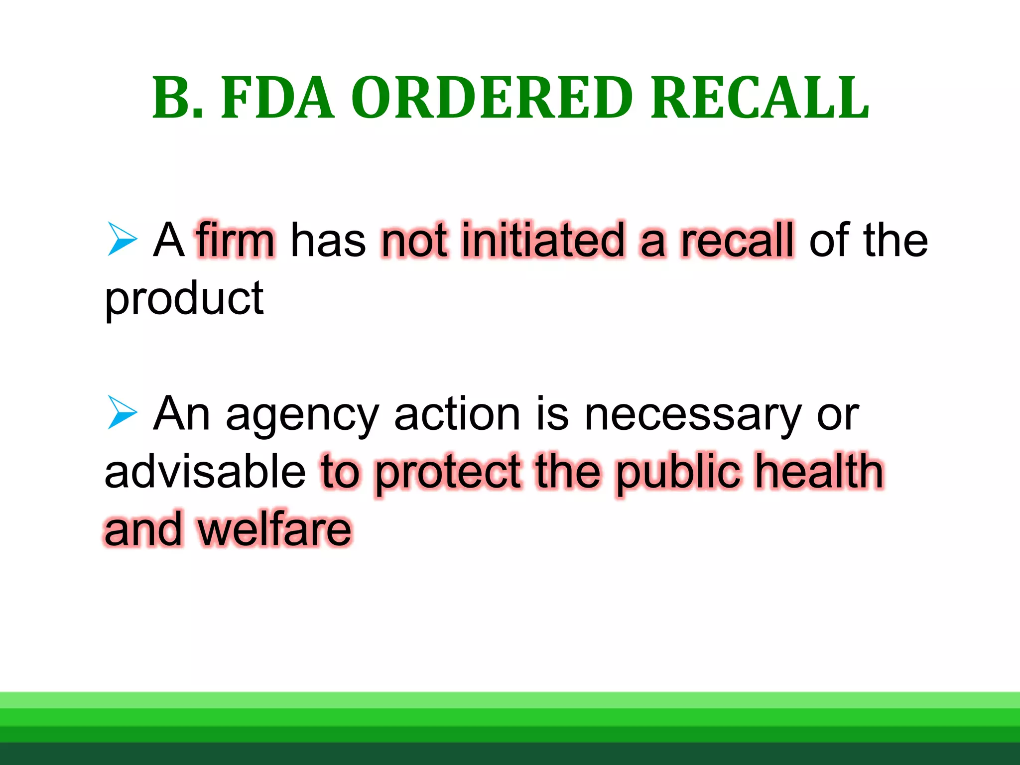 Product recall overview | PPTX